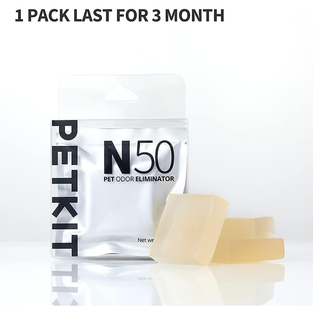 PETKIT Odor Eliminator Exclusive for PuraMax Self-Cleaning Cat Litter Box, Cat Toilet Odor Control for PETKIT PuraMax (Pack of 3)