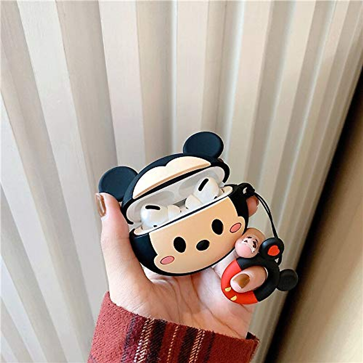Cocomii 3D AirPods Pro Case - 3D Cartoon - Slim - Lightweight - Matte - Keychain Ring 3D Cartoon Characters Cartoon - Luxury Headphone Case Cover Compatible with Apple AirPods Pro (Minnie Cute)