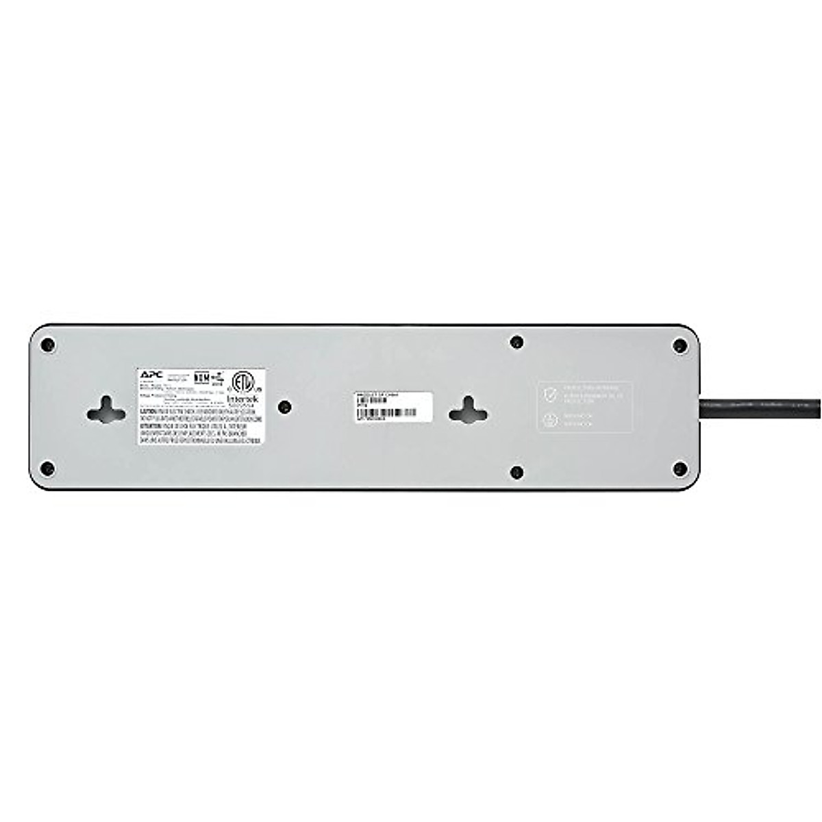 APC Surge Protector Power Strip, PH12, 2160 Joules, Flat Plug, 12 Outlet Power Cord Strip Black