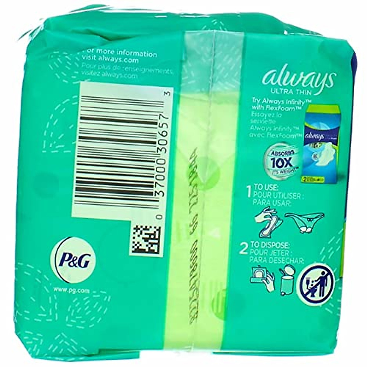 Always Pads Size 2 Ultra Thin 16 Count Long Super