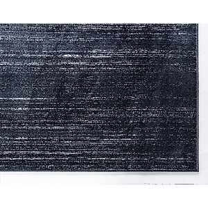 Unique Loom Jill Zarin Uptown Collection Area Rug - Madison Avenue (8' x 10' Rectangle, Navy Blue/ Ivory)