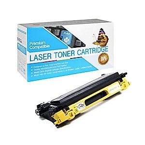 SuppliesOutlet Compatible Toner Cartridge Replacement for Brother TN115Y / TN110Y (Yellow,1 Pack)