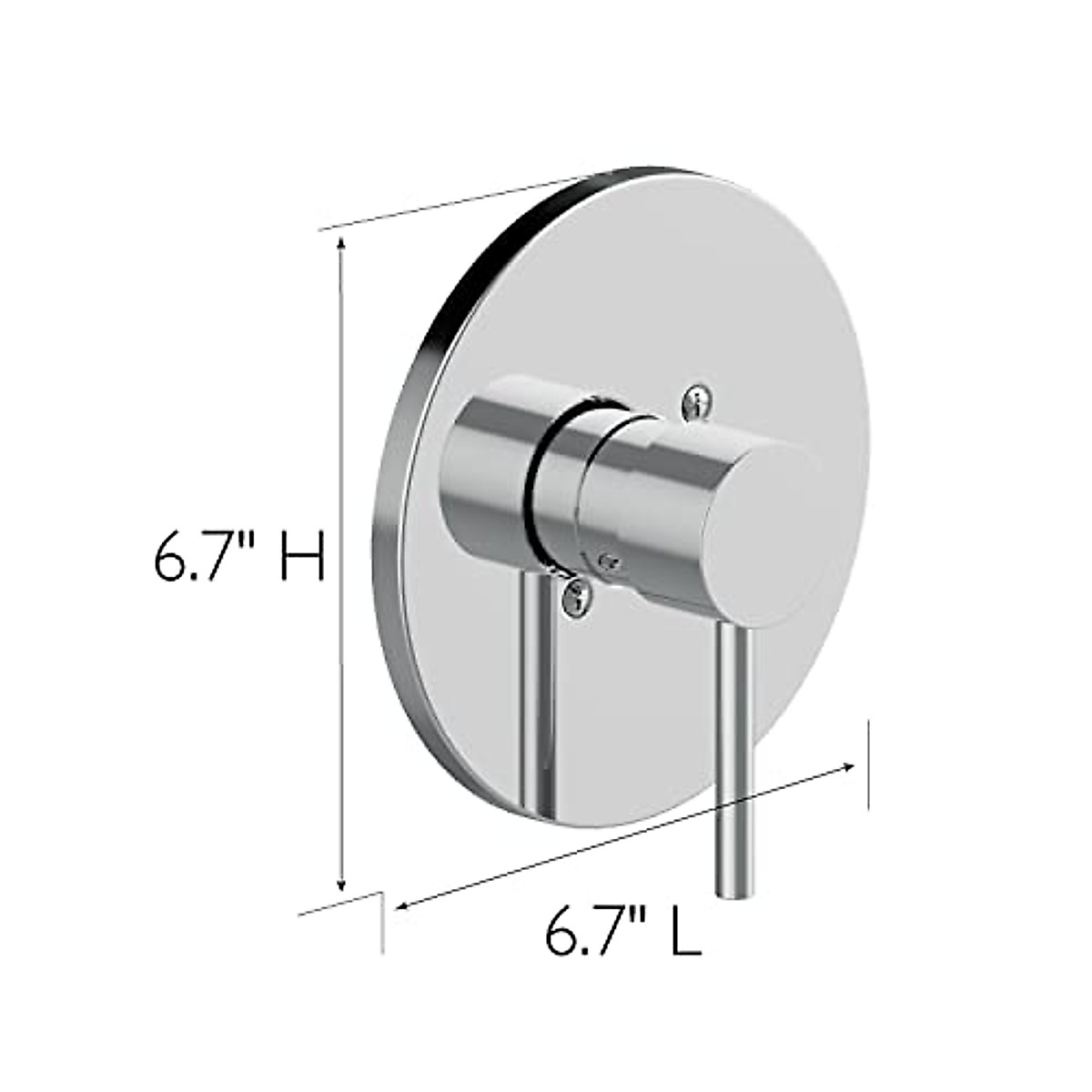 Design House 594374 Eastport Valve Trim, Polished Chrome
