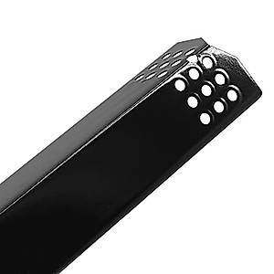 Hiorucet Grill Heat Plate Replacement for Nexgrill 720-0830H, 720-0783E, Grill Master 720-0697, 720-0737, 4 Pack Porcelain Steel Heat Shield, Heat Tent, Burner Cover Replacement Parts.