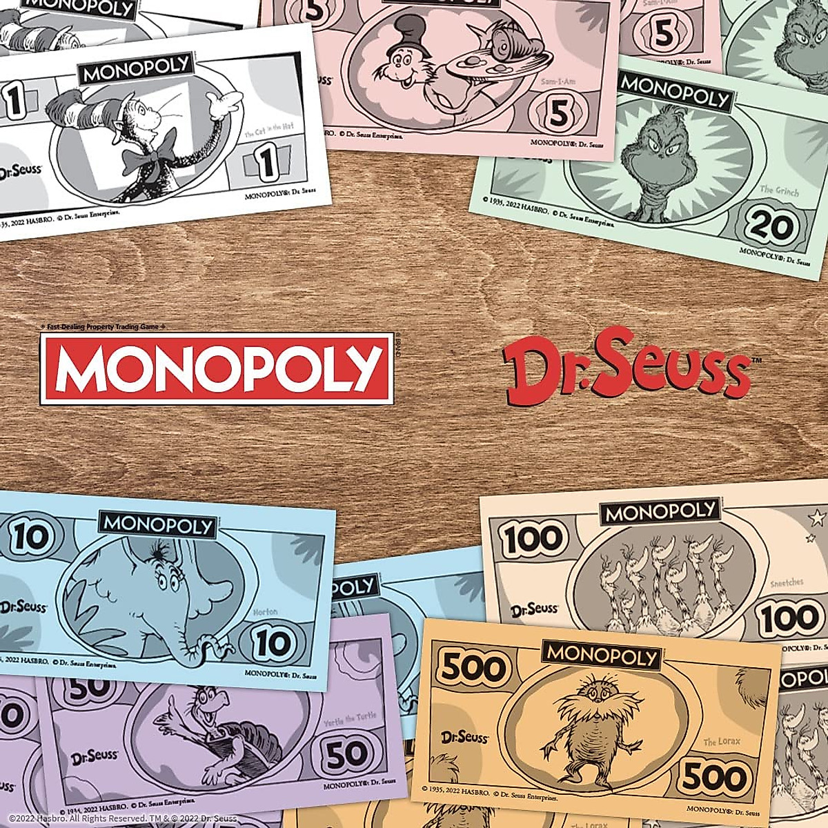 Monopoly: Dr. Seuss | Buy, Sell, Trade Dr. Seuss Books | Collectible Classic Monopoly Game Featuring Custom Game Board & Artwork | Officially-Licensed Dr. Seuss Game & Merchandise