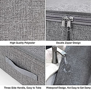 diyome Under Bed Storage Containers, Foldable Closet Organizers and Storage with Reinforced Handles, Storage Bins for Organizing Clothes, Shoes, Blankets, Pillows, Toys