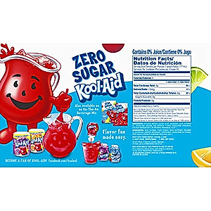 Kool-Aid Jammers Tropical Punch Zero Sugar Artificially Flavored Kids Soft Drink (10 ct Box, 6 fl oz Pouches)