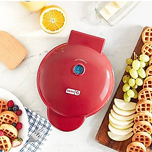 Express Waffle Bite Maker Red