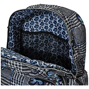 Vera Bradley Performance Twill Backpack Baby Diaper Bag, Black,One Size