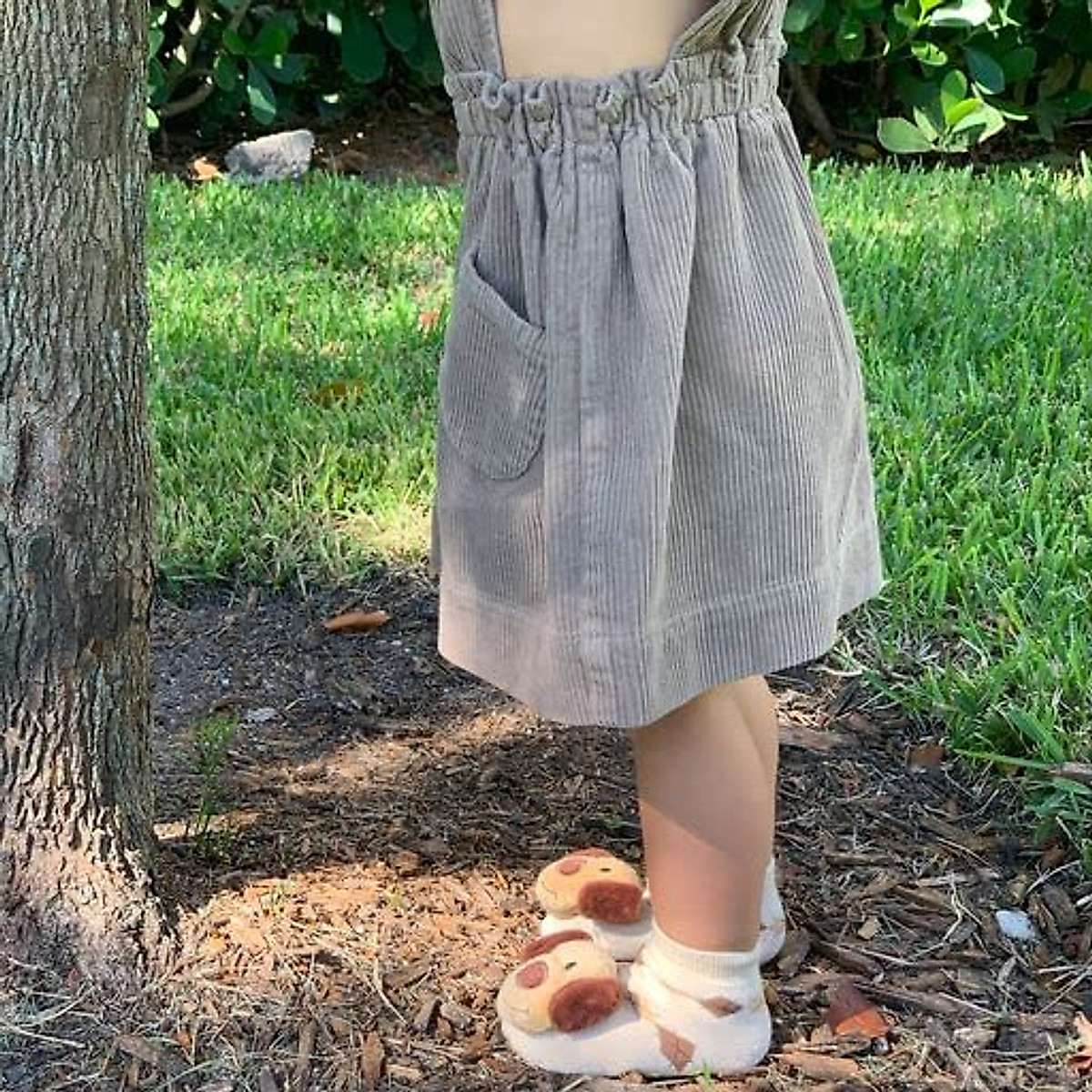 Piero Liventi Brown Dog Boogie Toes Rattle Sock, 1-Pair (0-1Y) Rattles Foot Finder, Rattle Sock Baby Toddler Toy, Gift for Newborn Infant Babies Boy Girl