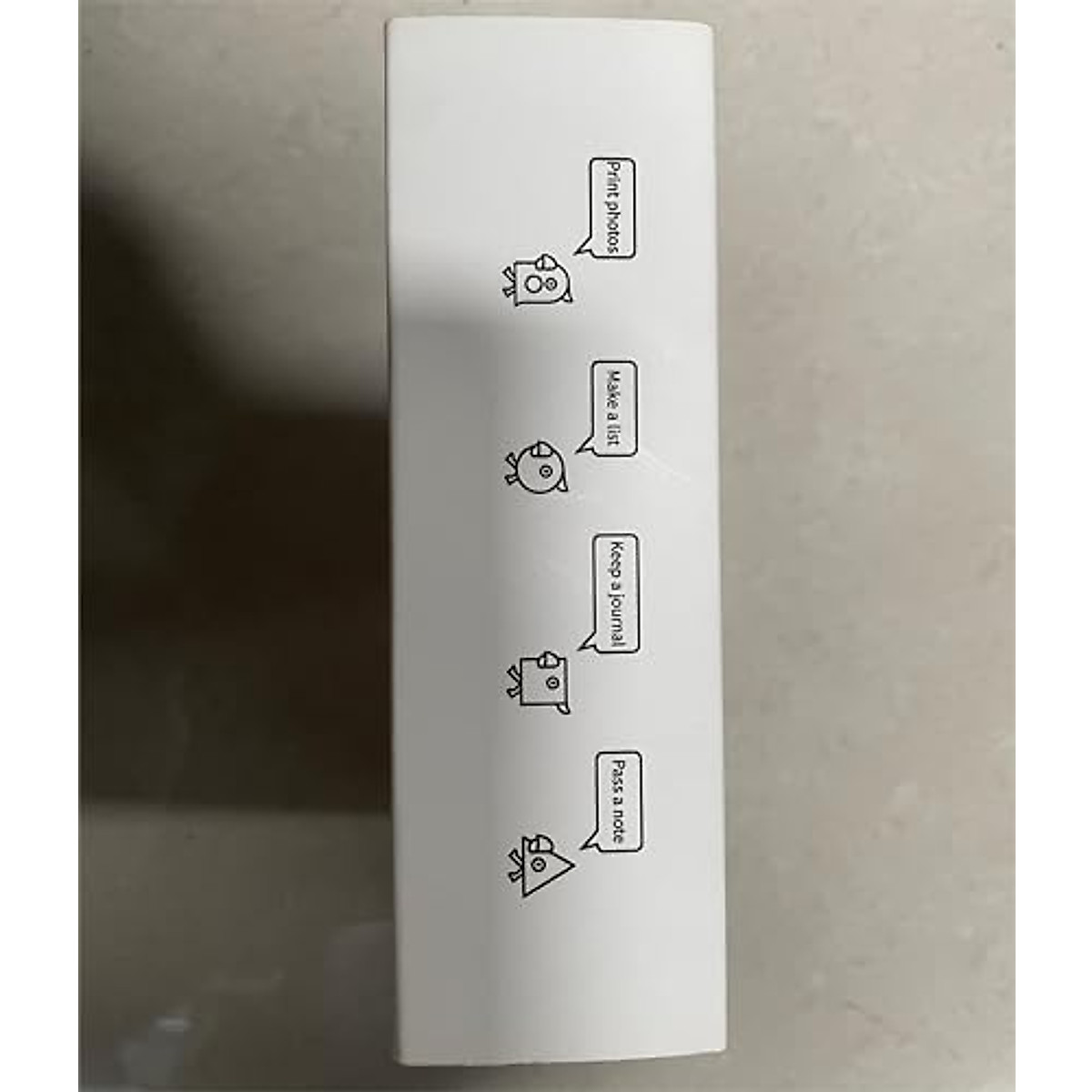 Bisofice Pocket Printer Wireless Bluetooth Thermal Printers, Label Maker, for DIY, Photo Printing, Study Notes, Journal, Work Plan, Inkless Smart Printer Gift, with a Roll Thermal Paper