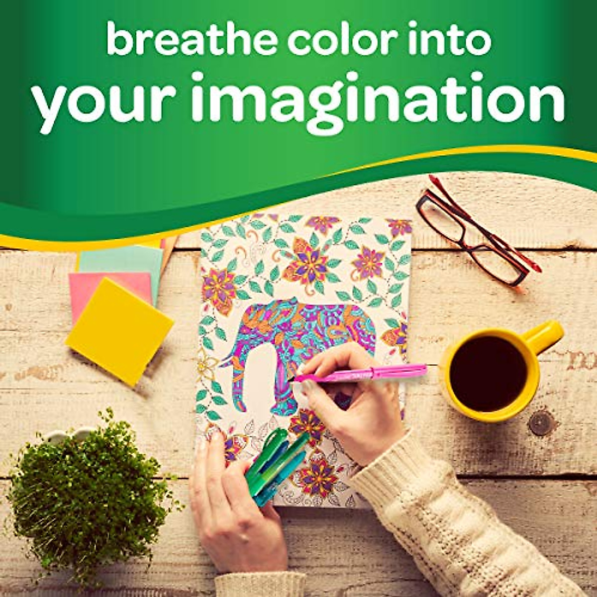 Crayola Take Note Colorful Writing Set, At Home Crafts for Kids, Bullet Journal Supplies, 19 Pieces