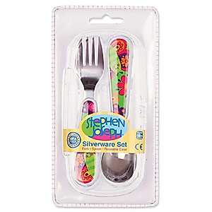 Stephen Joseph Silverware Set, Butterfly