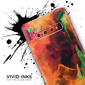 DesignSkinz Blurred Abstract Flow V41 Protective Vinyl Decal Wrap Skin Cover Compatible with The Samsung Galaxy S20 (Screen Trim & Back Glass Skin)