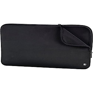 Hama 216504 Neoprene Laptop Bag, 36 cm Size, Black, Black, Contemporary