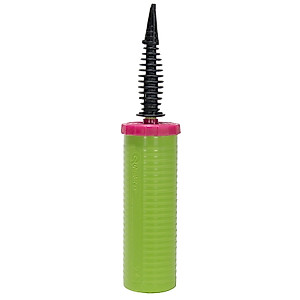 Qualatex 260Q Traditional Assortment Biodegradable Latex Balloons (100-Units) with 1 Dual Action Inflator Pump