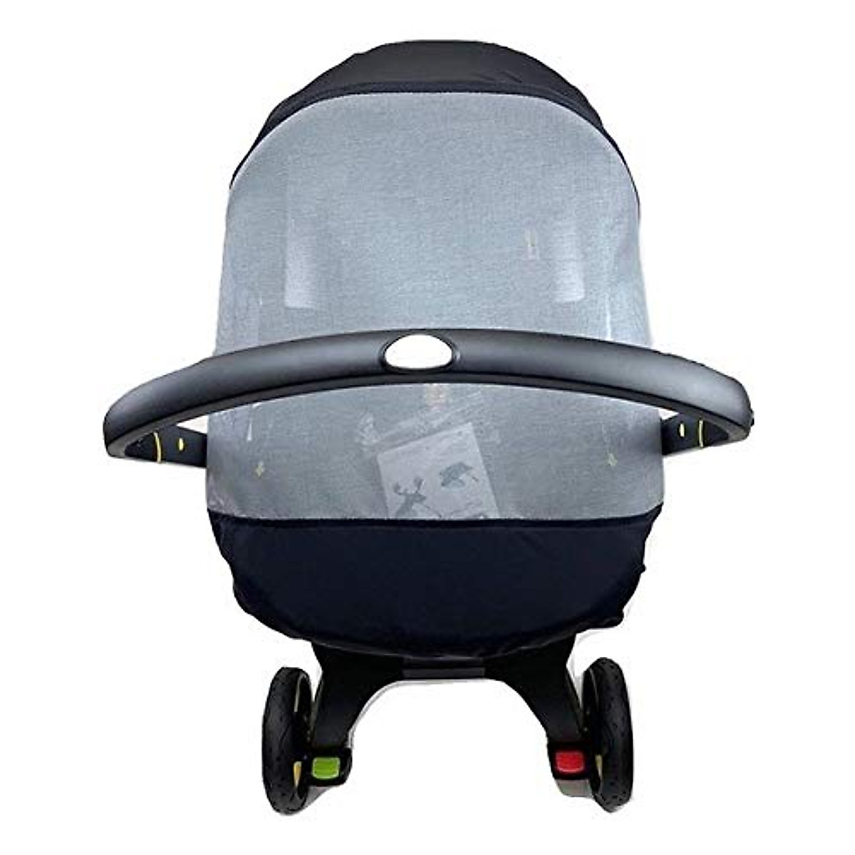 Sasha’s Sun and Insect Cover for Car Seat - Grey - Stroller Not Included