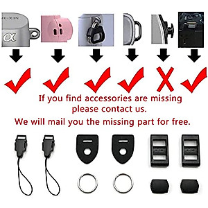 CHMETE Washable Soft Neoprene Camera Neck Strap (Black)