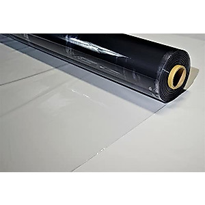 USA Fabric Store Clear Marine Vinyl 12 Gauge Double Clear Polished Poarch Enclosure 54" W by Yard