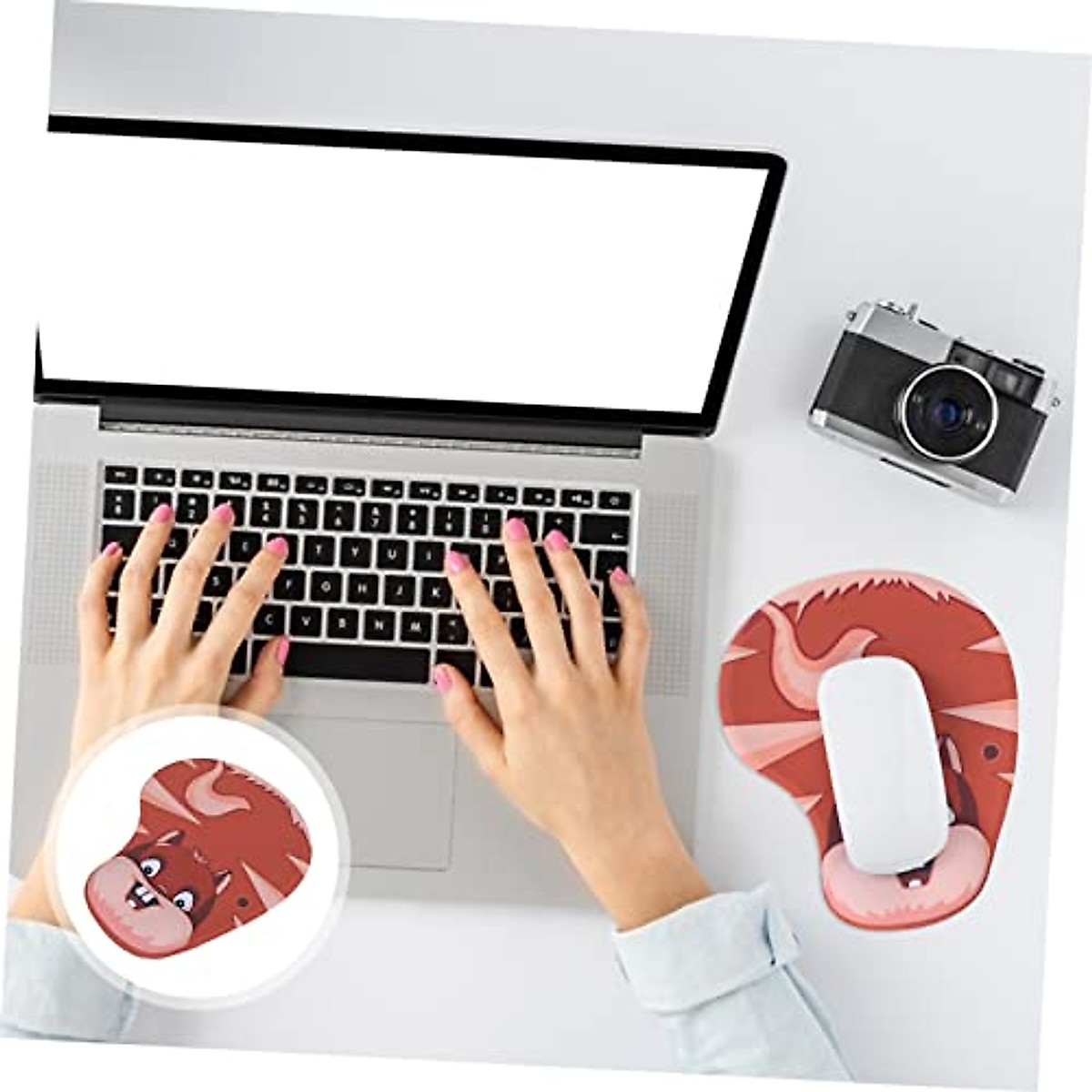 Ciieeo 1pc Wrist Mouse Pad Anti- Slip Pad Pads Computer Pads Gel Wrist Rest for Keyboard Silicone Table Mats Mouse Pad for Laptop Mouse Mat Mouse Pad with Wrist Support Lovely Mouse Pads