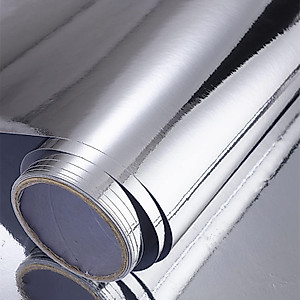 24''x78''Chrome Mirror Silver Vinyl Wrap Sticker Decal Film Sheet,Self-Adhesive