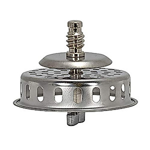 EZ-FLO Threaded-Post Spin and Seal Replacement Basket, 3-1/2 Inch Diameter, Stainless Steel, 30047
