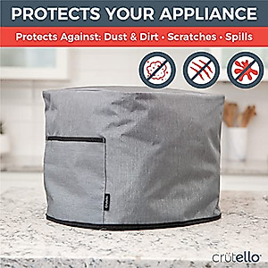 Crutello Air Fryer Cover with Storage Pockets for 4 Quart Fryer - Small Appliance Dust Covers