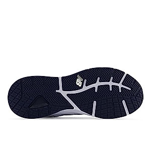 New Balance Men's 857 V3 Casual Comfort Cross Trainer, White/Navy, 11.5