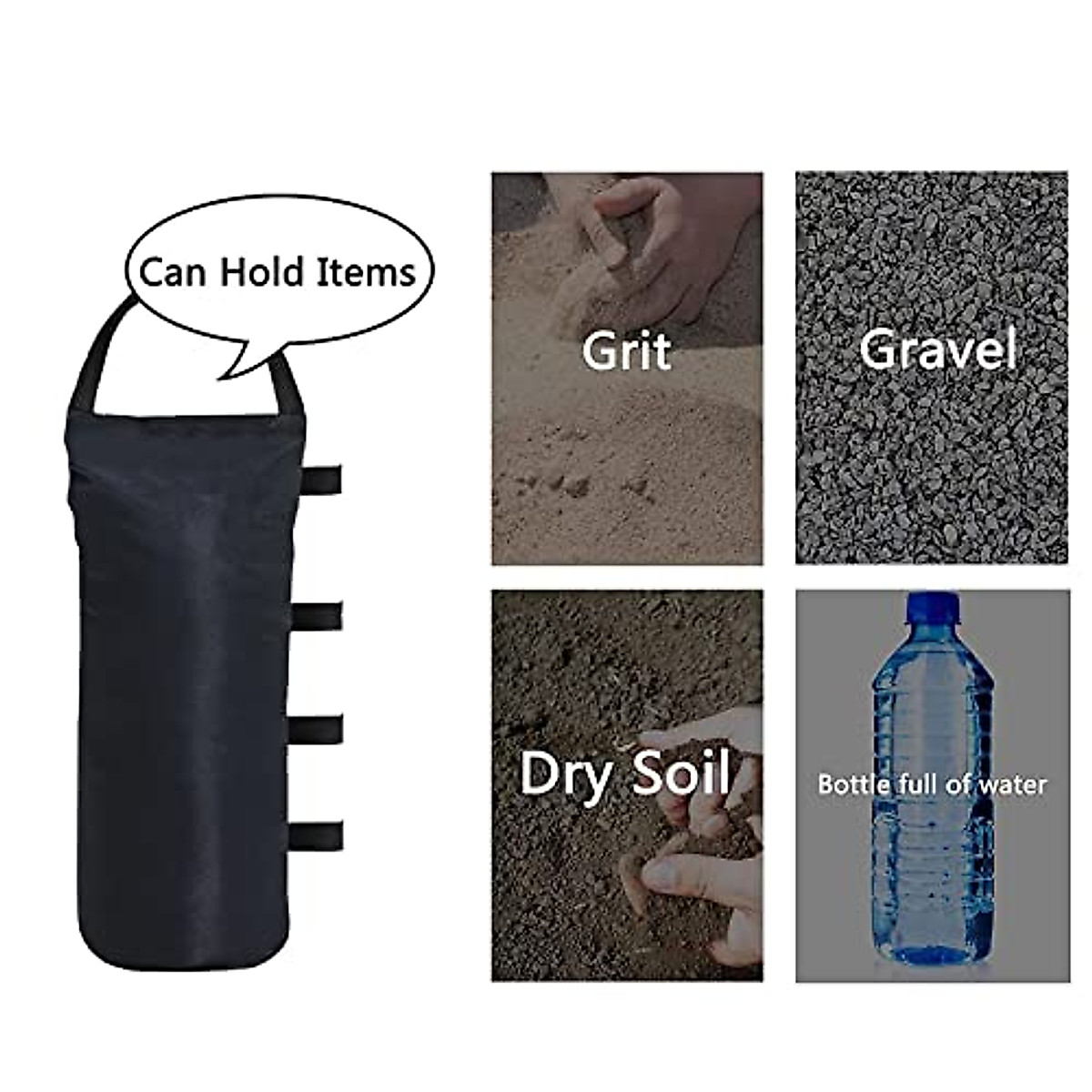 SCOCANOPY 150 LBS Weight Bags Sand Bags for Pop up Canopy Tent Gazebo (Large)