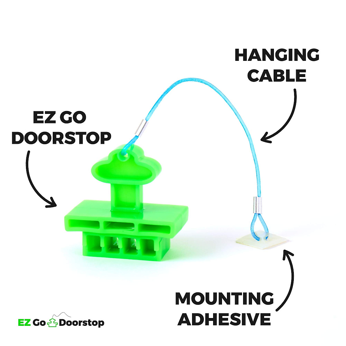 Ez Go Doorstop Wedge: The Innovative “Push and Go” Feature Makes Going in and Out of Self-Closing Doors Easier and Safer