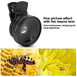 Macro Lens, Mobile Phone Lens, 3cm to 5cm Macro for Indoor and Outdoor Macro Shooting in Travel, Wild Shooting, Smart Cell Phone