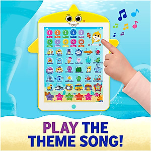 WowWee Baby Shark's Big Show! Kids Tablet – Interactive Educational Toys – Toddler Tablet Makes Learning Fun (Full Size), multicolor