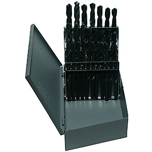 Drill America - DWD26J-SET 26 Piece High Speed Steel Drill Bit Set with Black Oxide Finish (Sizes A - Z), DWDN Series