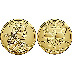 2016 P, D Native American (Sacagawea/Golden) Dollar 2 Coin Set Uncirculated