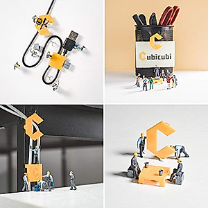 CubiCubi Computer Desk with 2 Storage Drawers, 40 inch Home Office Writing Desk, Study Table for Small Space, Dark Rustic