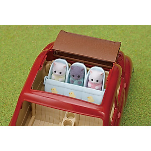 Calico Critters Triplet Stroller - 2-in-1 Stroller and Car Seat Accessory for Triplet Babies