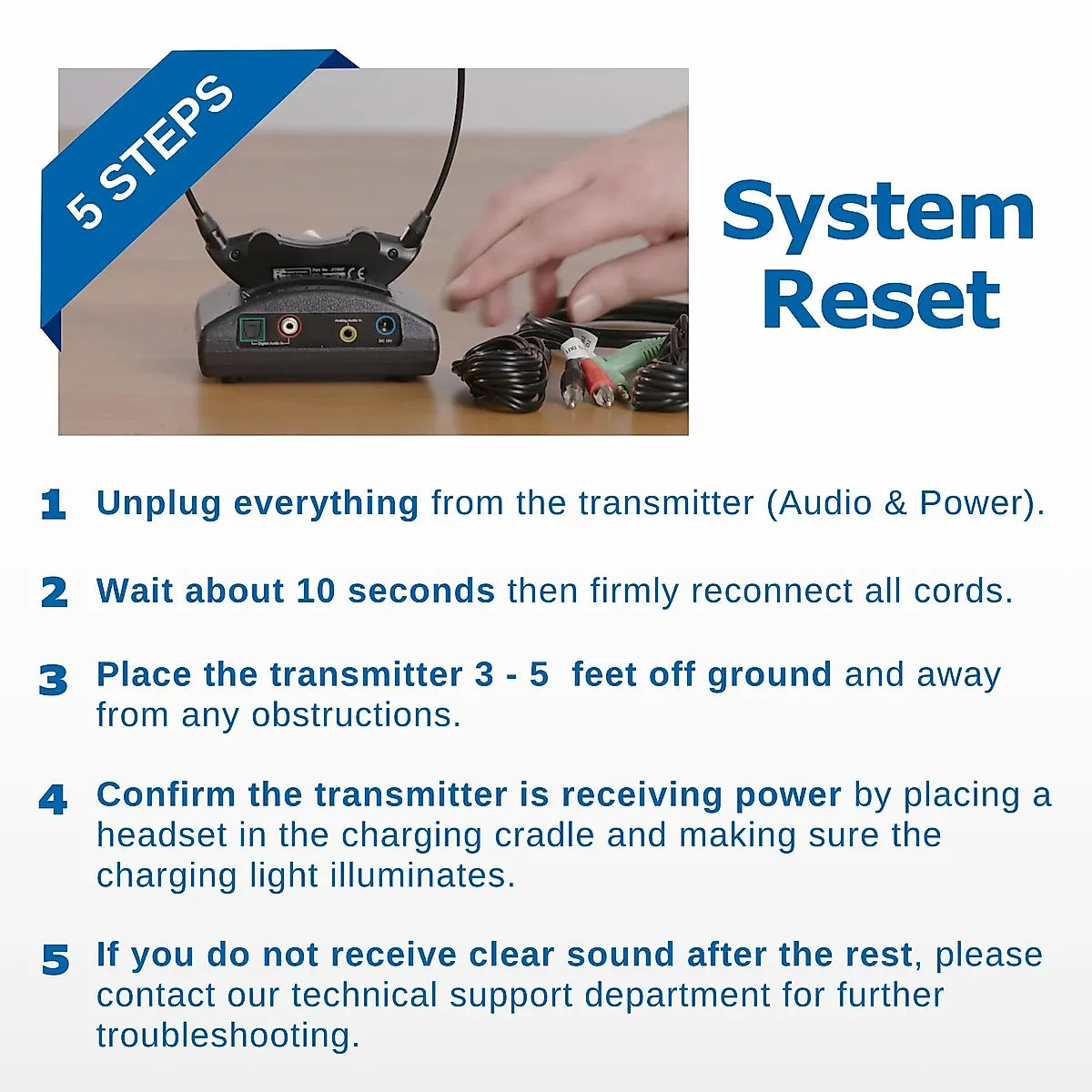 TV Ears Dual Digital Wireless Headset System - Use 2 Headsets at same time w/ Different Volume, Supports All TVs, Ideal for Seniors & Hearing Impaired, Infrared, Plug N' Play - Dr Recommended - 11841
