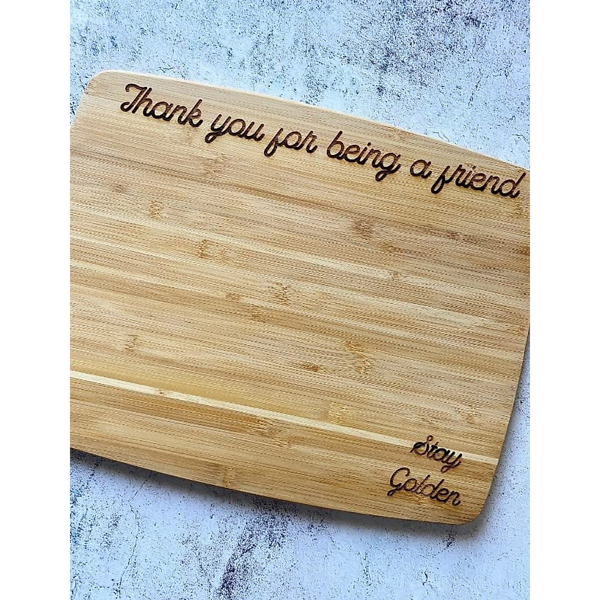 8" x 10" Golden Girls Cutting Board, Bamboo Cutting Board, Stay Golden, Custom Cutting Board, Engraved Cutting Board, Funny Cutting Board, Gift Idea