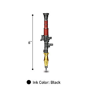 Planet Pens RPG Rocket Grenade Novelty Pen - Cute Funny Pens for Kids, Teens and Adults, Fun Cool Ball Point Pen for School Writing and Unique Office Supplies, Gun Pen Gift for Men and Women - 6 Inch