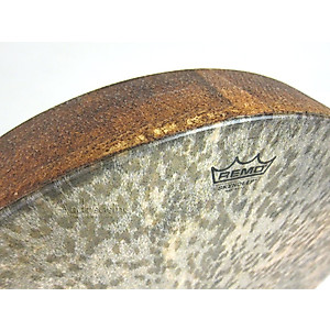 Remo Tar, Frame Drum, SKYNDEEP® Fixed Goat Stripe Brown Graphic, 22" x 3"
