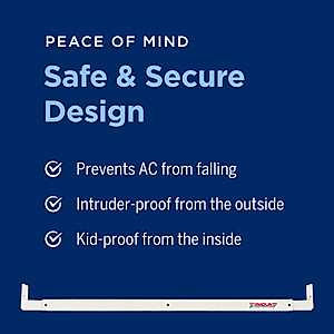 MAGIC A/C MOUNT - Air Conditioner Bracket - Window AC Support Bracket - Supports A/C Units up to 150lbs - for Windows up to 42" Wide - Heavy Duty Window AC Support Bracket
