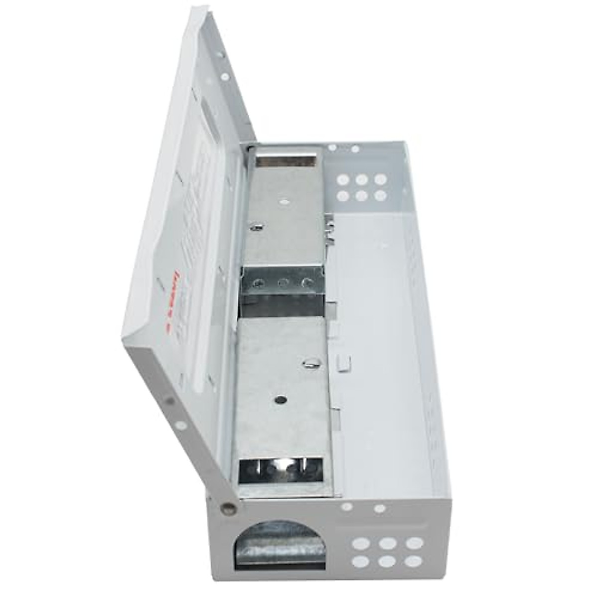 JT Eaton 423CL-WH Little Pete Slim Multi Catch Mouse Trap with Clear Lid and White Powder Coat, No Bait Needed, Pack of 12