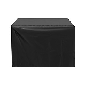 QWORK Universal Planer Dust Cover, Table Saw Cover, Miter Saw Cover, Protect Against Sawdust and Wood Chips, 28.3" x 24.4" x 19.6", Black, Fits Most Planer, Bench Drill Press