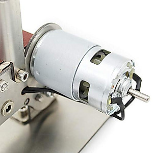 Belt Sander Electric Mini Belt Sander Grinder Polisher Sharpener Polishing Grinding Machine DIY Sand Mill Adjustable Speed Wood Sanding Tool (9000RPM 795 Motor, Adjustable Angle)