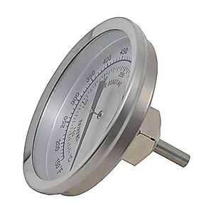 BBQ Grill Thermometer Heat Indicator Replacement Parts for Kitchenaid 720-0787D, 720-0819, 720-0745, 720-0733A, 720-0745B, 720-0826 - Compatible Barbeque Temperature Gauge Thermostat