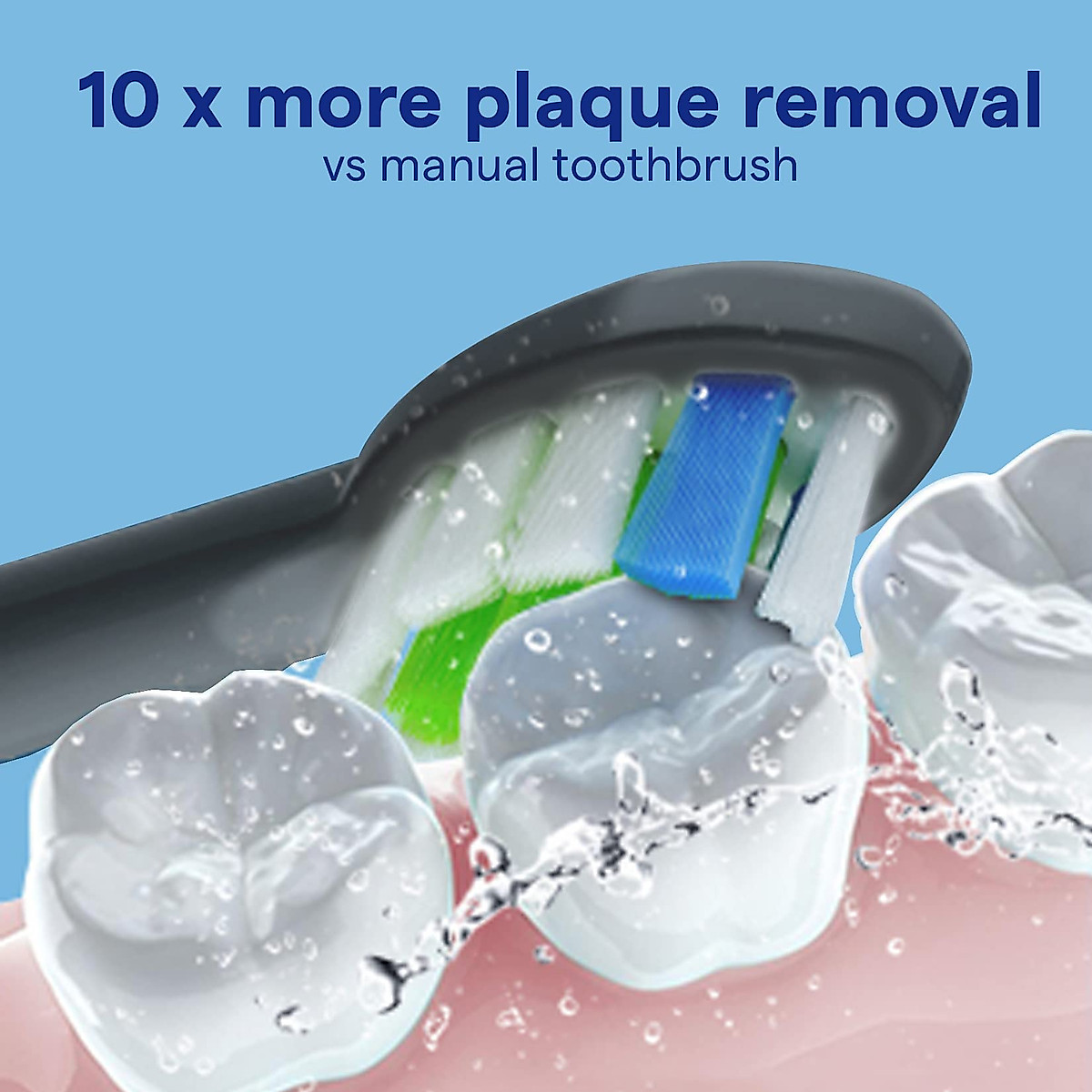 Mouth Armor Toothbrush Head, Replacment Brush Heads for Mouth Armor Toothbrush 3 Pack