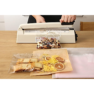 Impulse Sealer Parts 16 Inch Heat Seal Strips Teflon Tapes Sealer Replacement Element Grip Impulse Sealer Heating Element Service Spare Repair Kit-6 Pack