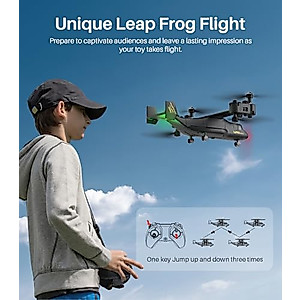 SYMA RC Helicopter for Kids and Military Fans, Remote Control Helicopter Toys with Multiple Stunt Flying, One Key Take Off/Landing, Low Battery Reminder, 4 Channel Fly and 2 Speeds, Black