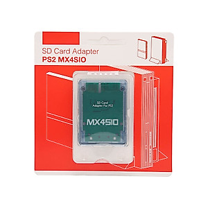 MX4SIO SIO2SD TF Reader Adapter for PS2, Not a Memory But a Adapter, Replacement Memory Reader Adapter for PS2(Blue)