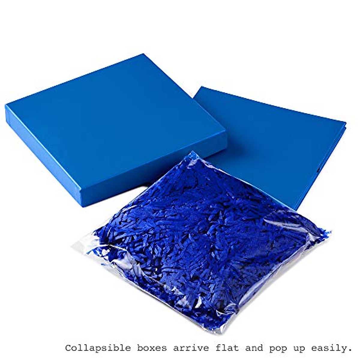Hallmark 7" Royal Blue Gift Box with Lid - Perfect for Any Occasion